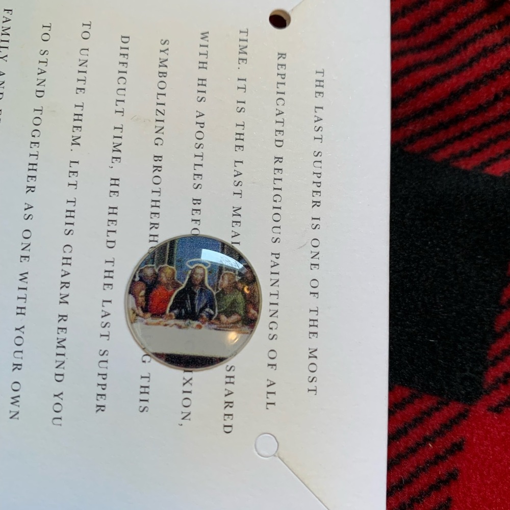 Rare Alex And Ani The Last Supper Bracelet - Gem